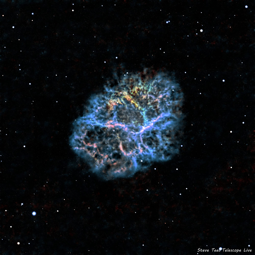 The Crab Nebula SHO | Telescope Live